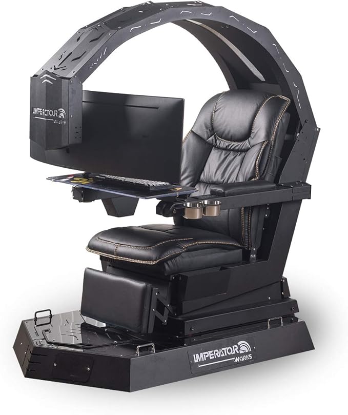 Deviceus IW R1 Imperator Elite Gaming Workstation Cockpit Chair ...